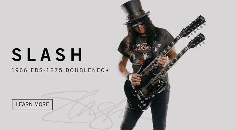 Slash Signed Doubleneck Replica: ¿La guitarra Gibson signature de Slash ...