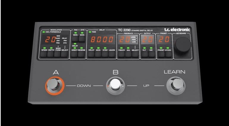 TC Electronic muestra el clásico delay digital 2290 - ¡como un pedal de ...