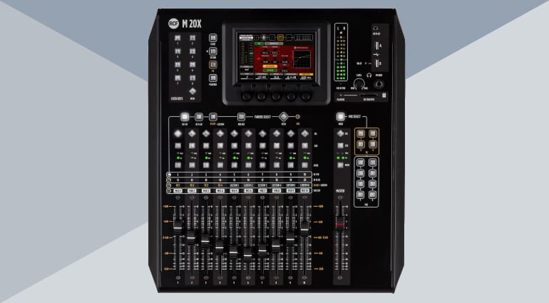 RCF presenta los mixers de directo compactosM 20X & M 20XD con DSP y ...