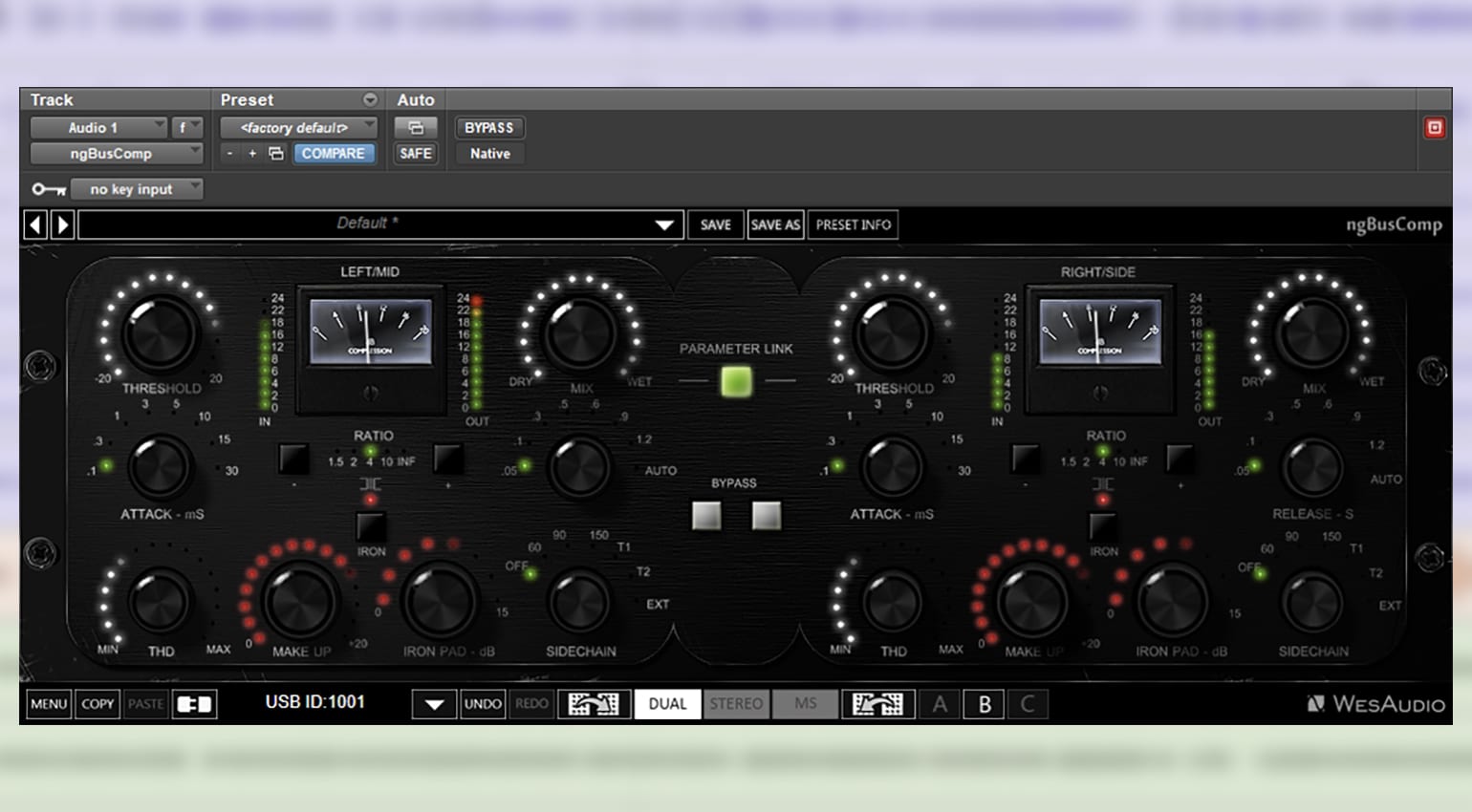 NAMM 2020: WesAudio ngBusComp - compresor de bus VCA con control por ...
