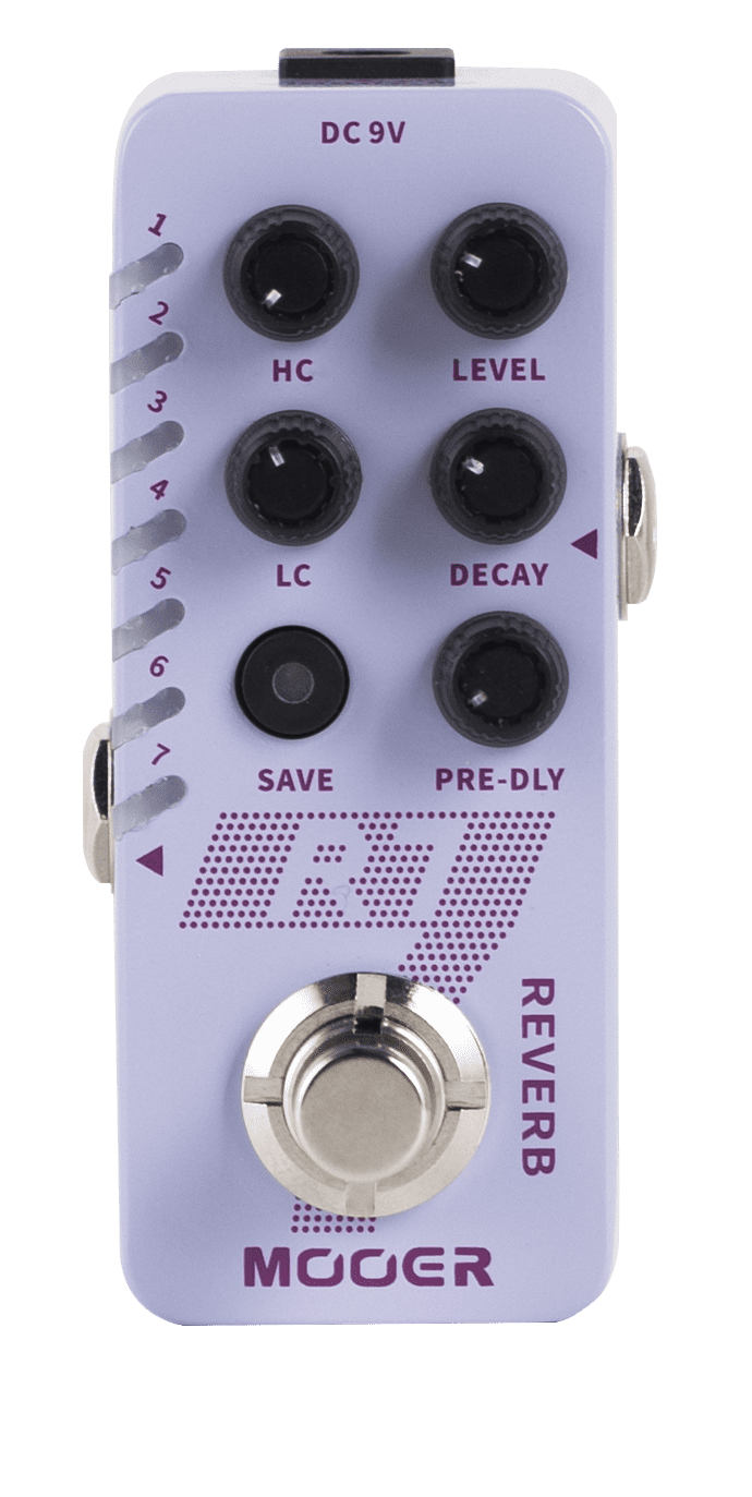 Mooer R7 Reverb: Un pedal de reverb económico y lleno de funciones para ...