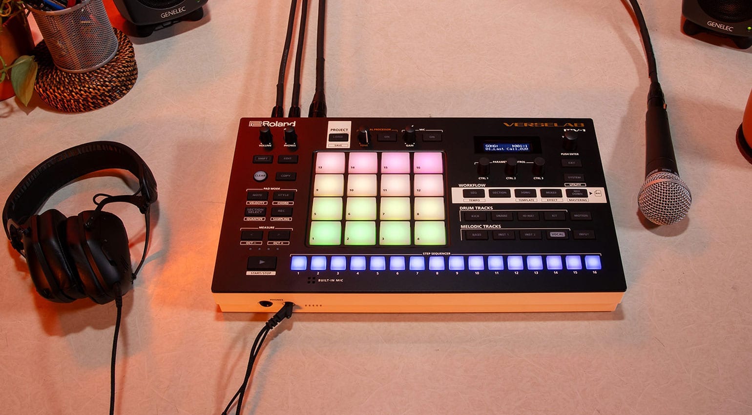 Roland VERSELAB MV-1: Producción de canciones en una sola máquina ...