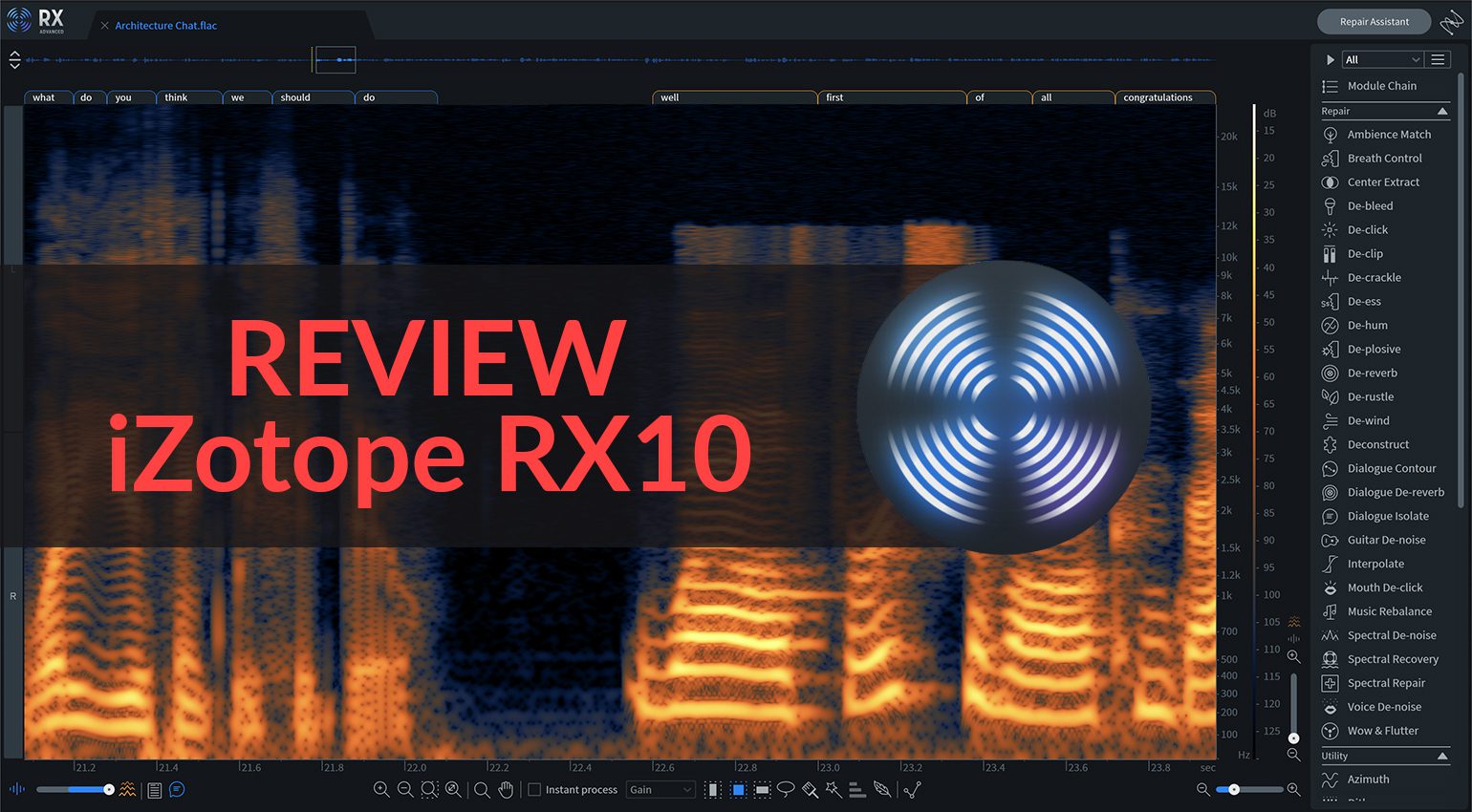 REVIEW: iZotope RX10, ¿la suite de reparación de audio definitiva? - gearnews.es