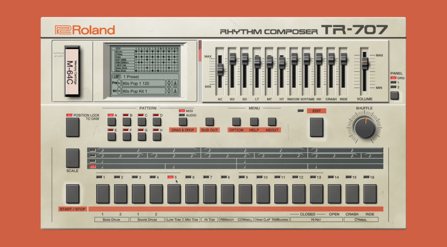 Roland Drum Machine Collection: cinco cajas de ritmos TR-emendas ...